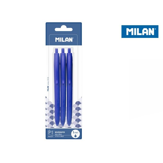 Set 3 pixuri, Milan, Albastru - eMAG.ro