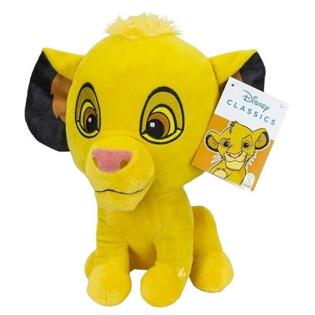Jucarie de plus, Simba, Disney, Regele Leu, cu sunet, galben, 23x28cm ...