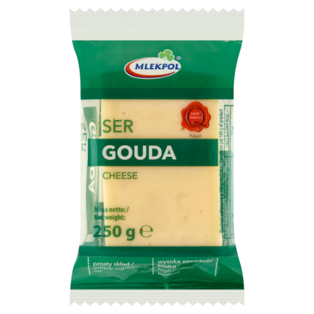 Branza Gouda, Mlekpol, 250 g - eMAG.ro
