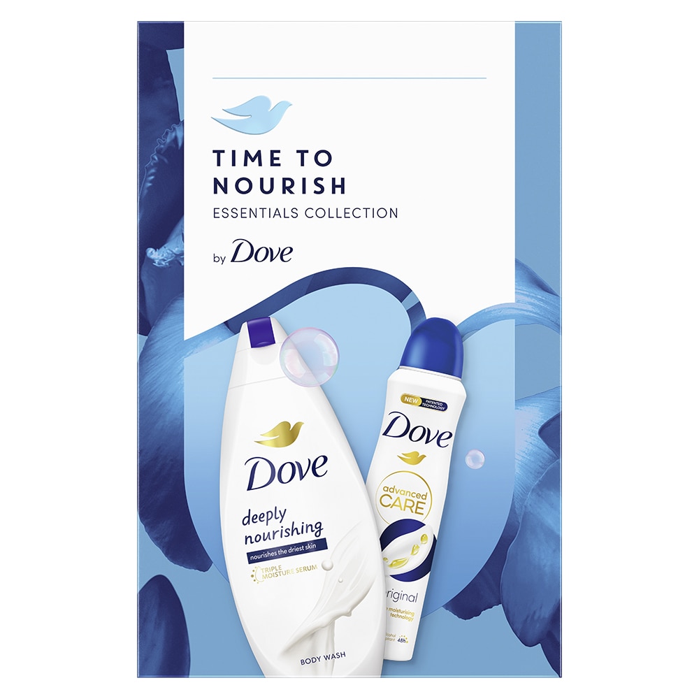 Set cadou Dove: Gel de dus Dove Deeply Nourishing, 250 ml + deodorant ...
