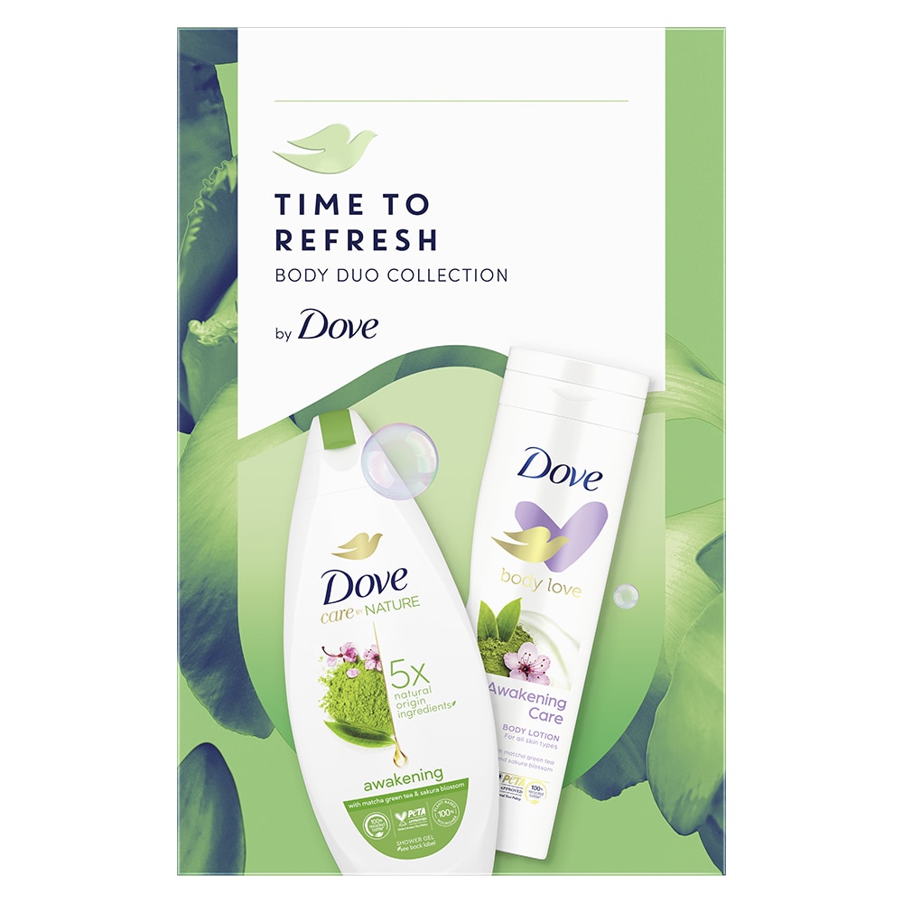 Set cadou Dove: Gel de dus Dove Awakening, 225 ml + lotiune de corp ...
