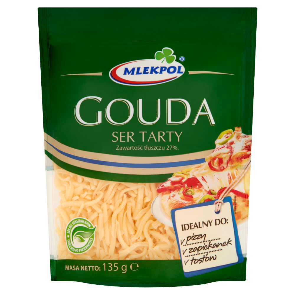 Branza rasa Gouda, MLEKPOL, Multicolor, 135g - eMAG.ro