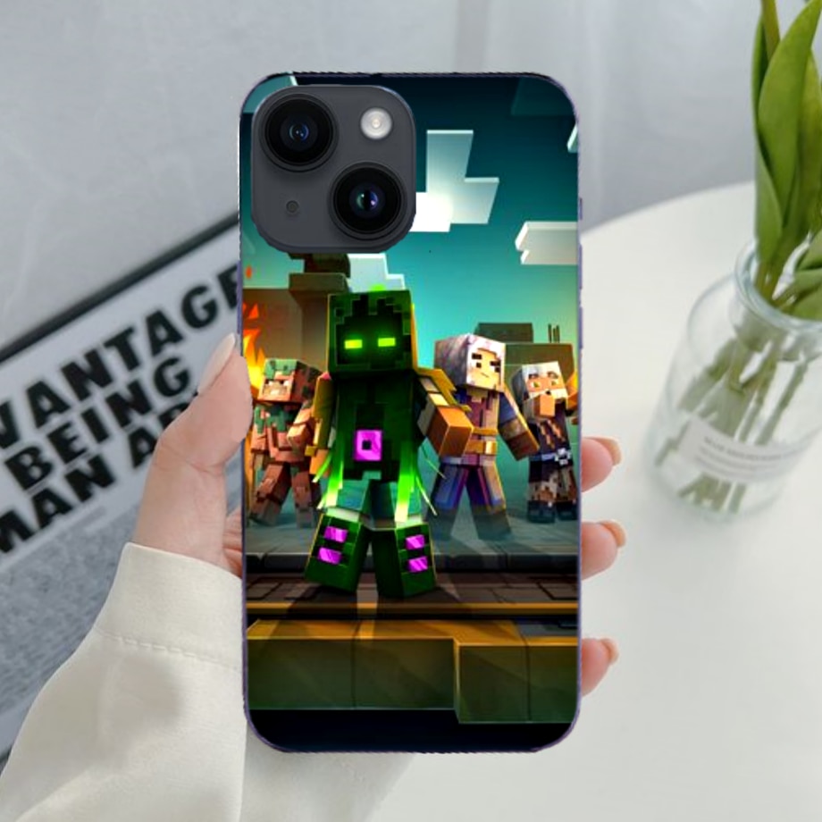 Husa pentru Xiaomi Redmi 9i din Silicon Model Minecraft World - 8 - eMAG.ro