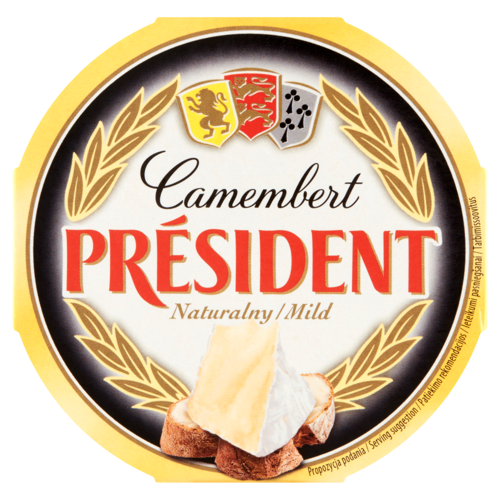 Branza Camembert naturala, President, 120 g - eMAG.ro