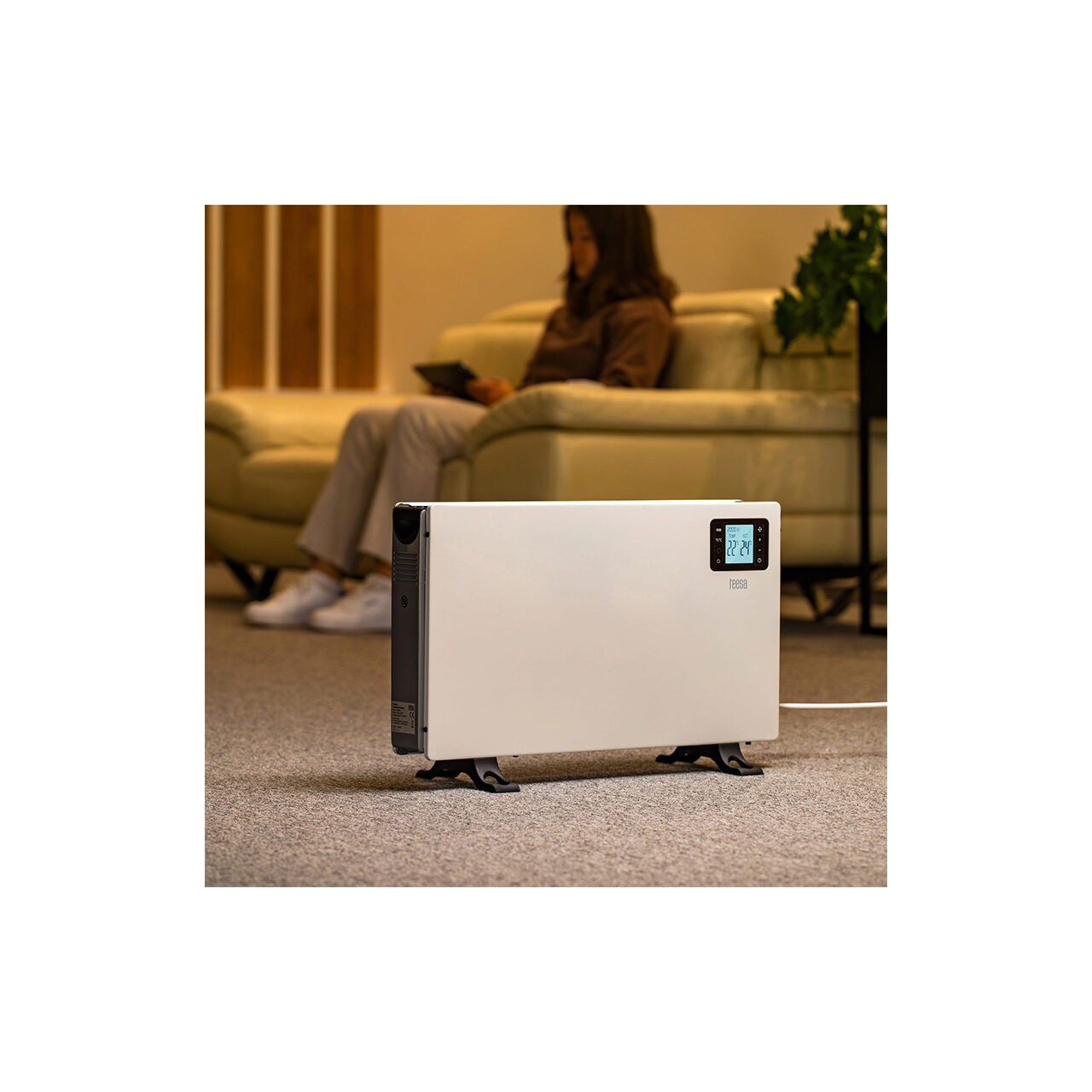 Convector electric 3 trepte de putere, LCD, 2000W - eMAG.ro