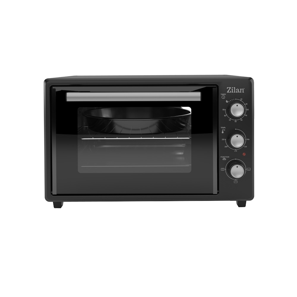 Cuptor electric Zilan ZLN8894 Negru, capacitate 35 litri, geam dublu ...