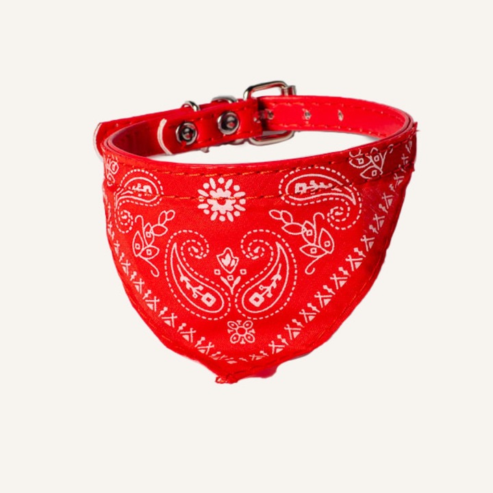 Zgarda Esarfa, Sarsaila, pentru animale de companie, rosu - eMAG.ro