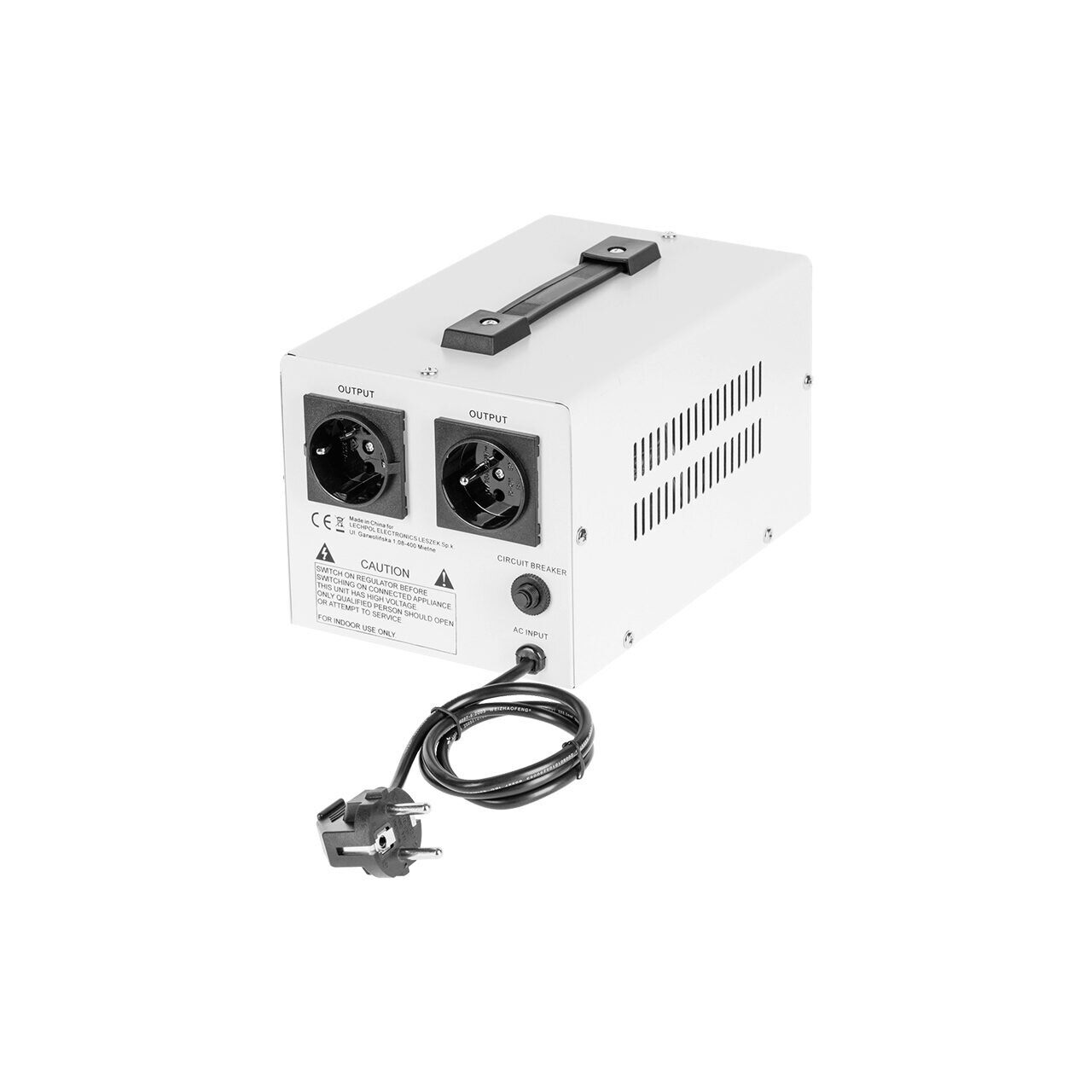 Автоматичен стабилизатор на напрежение със сервомотор 500VA, 130-260 ...