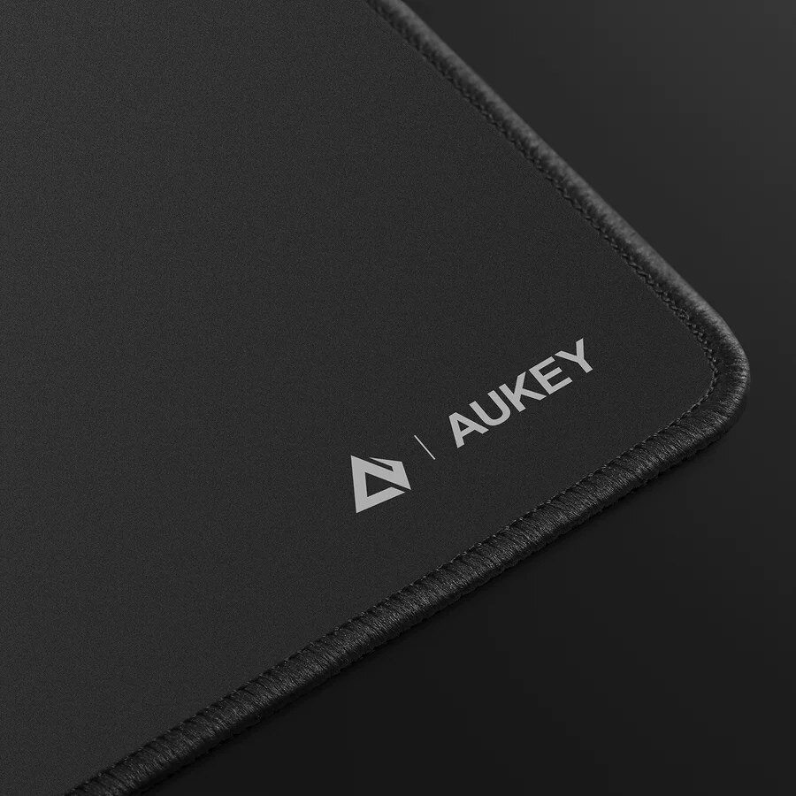 Mouse Pad, Aukey, Impermeabil, 350 x 250 mm, Negru - eMAG.ro