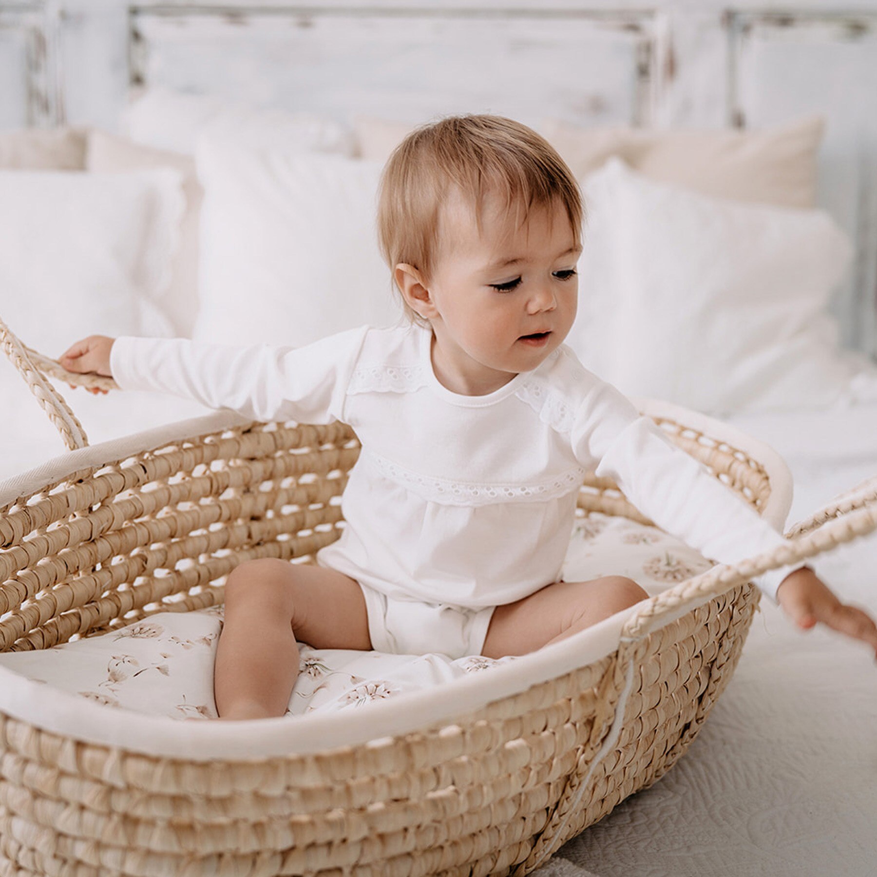 Body fete, 2be3, Bumbac, Alb, 68 cm - eMAG.ro