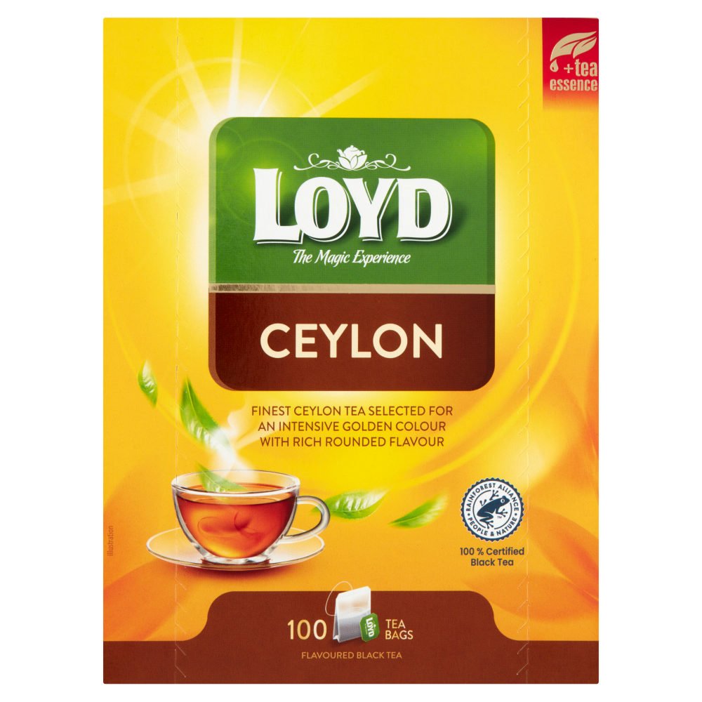 Ceai negru Loyd, Ceylon, 200g, 100 pliculete - eMAG.ro
