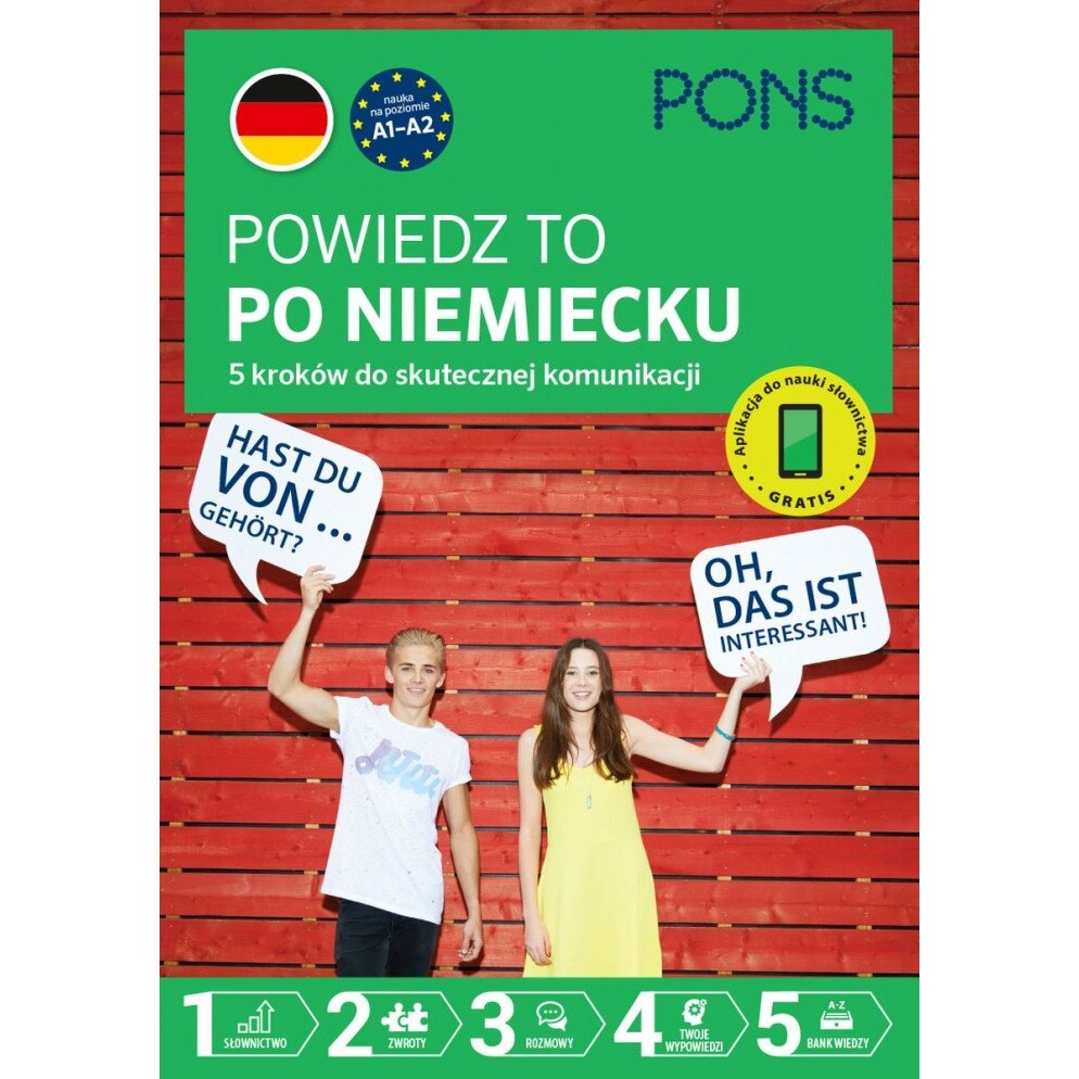 Powiedz to po Niemiecku 5 kroków do skutecznej komunikacji poziom A1-A2 ...