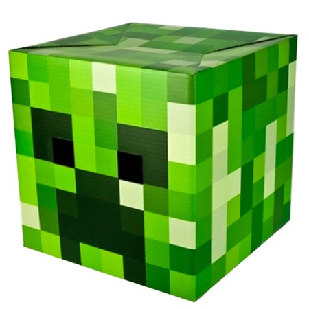 Jucarie Minecraft Box Head Creeper - eMAG.ro