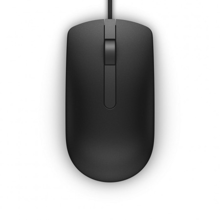 Mouse cu fir, DELL, USB-A, 3 butoane, Negru - eMAG.ro