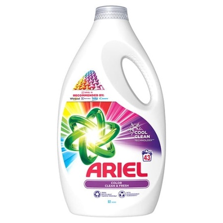 Detergent rufe colorate Ariel, Protect&Gamble, 43 spalari, 2.15l - eMAG.ro