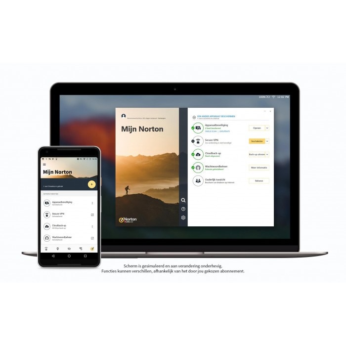 Antivirus, Symantec, Norton 360 Deluxe 5D/12M - eMAG.ro