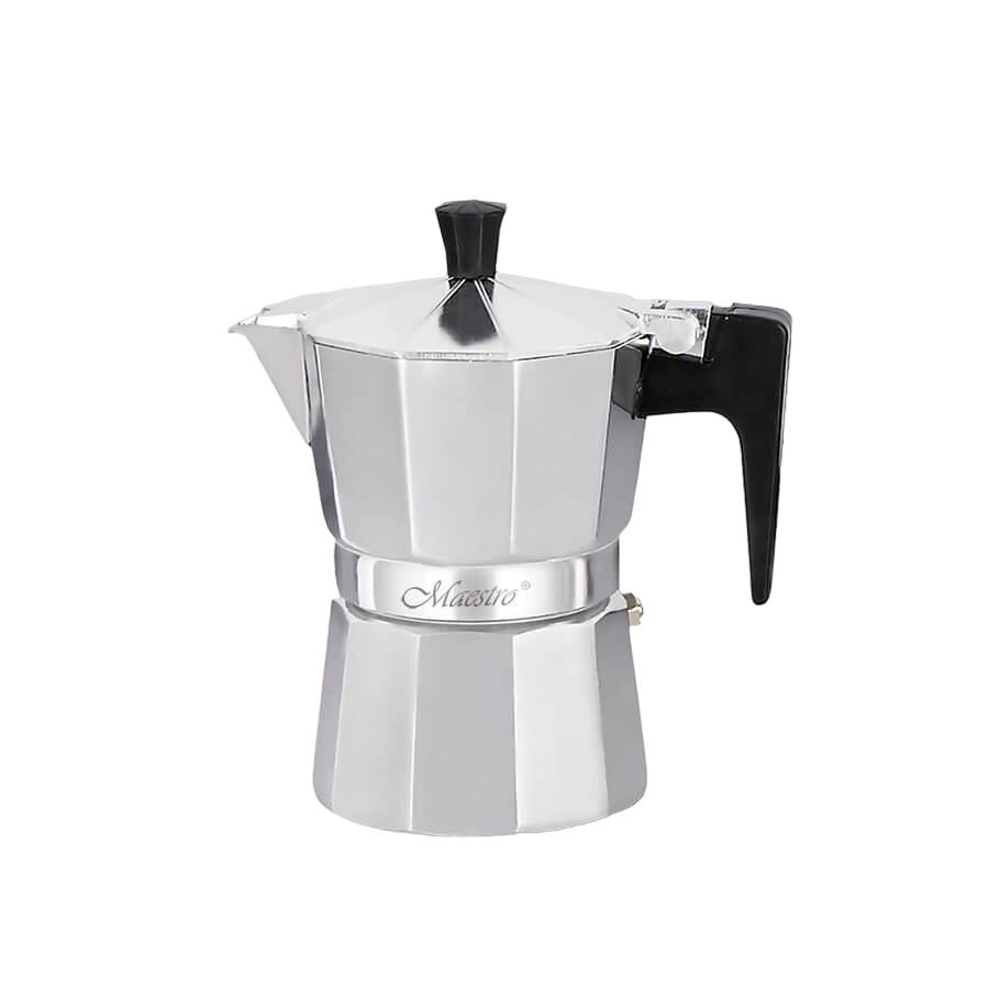 Aparat de cafea, Maestro, Aluminiu, 300ml, Argintiu - eMAG.ro