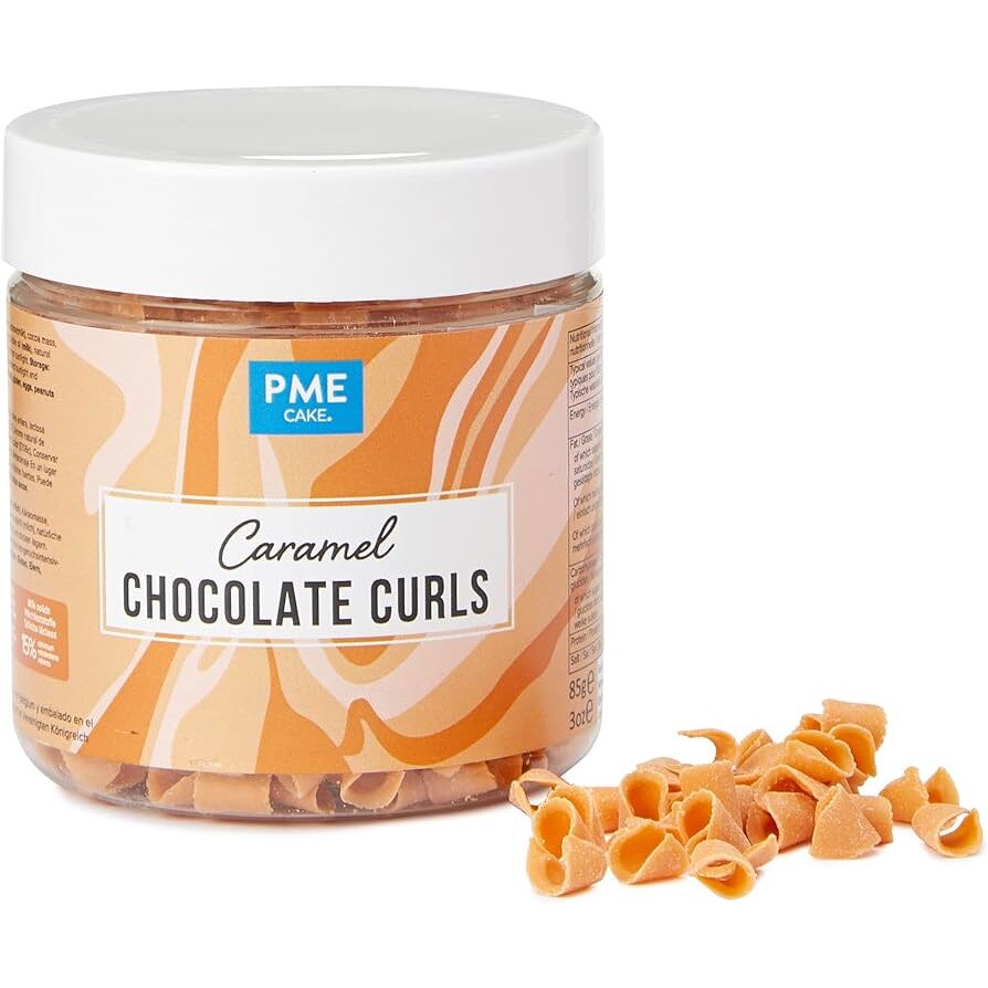 Ciocolata belgiana cu caramel in forma bucle 85g, PME - eMAG.ro