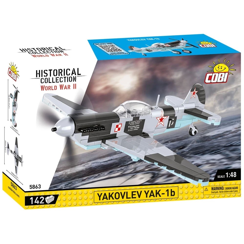 Set de Construit Yakovlev YAK-1b, 142 piese - eMAG.ro