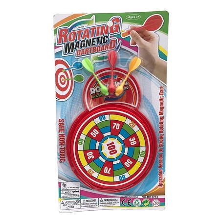 Gyerekjáték, darts, műanyag alkatrészek és mágnestábla, 15x28cm ...