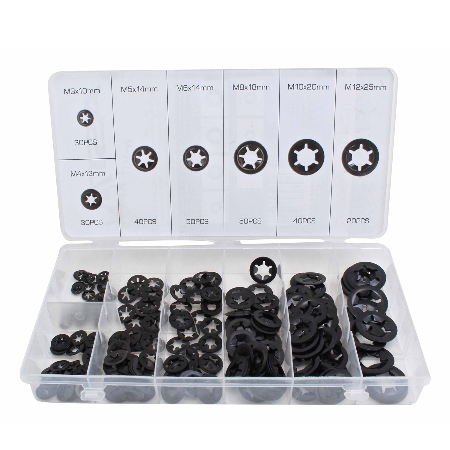 Set saibe de blocare, ASTA, M3-M12, 260 buc - eMAG.ro