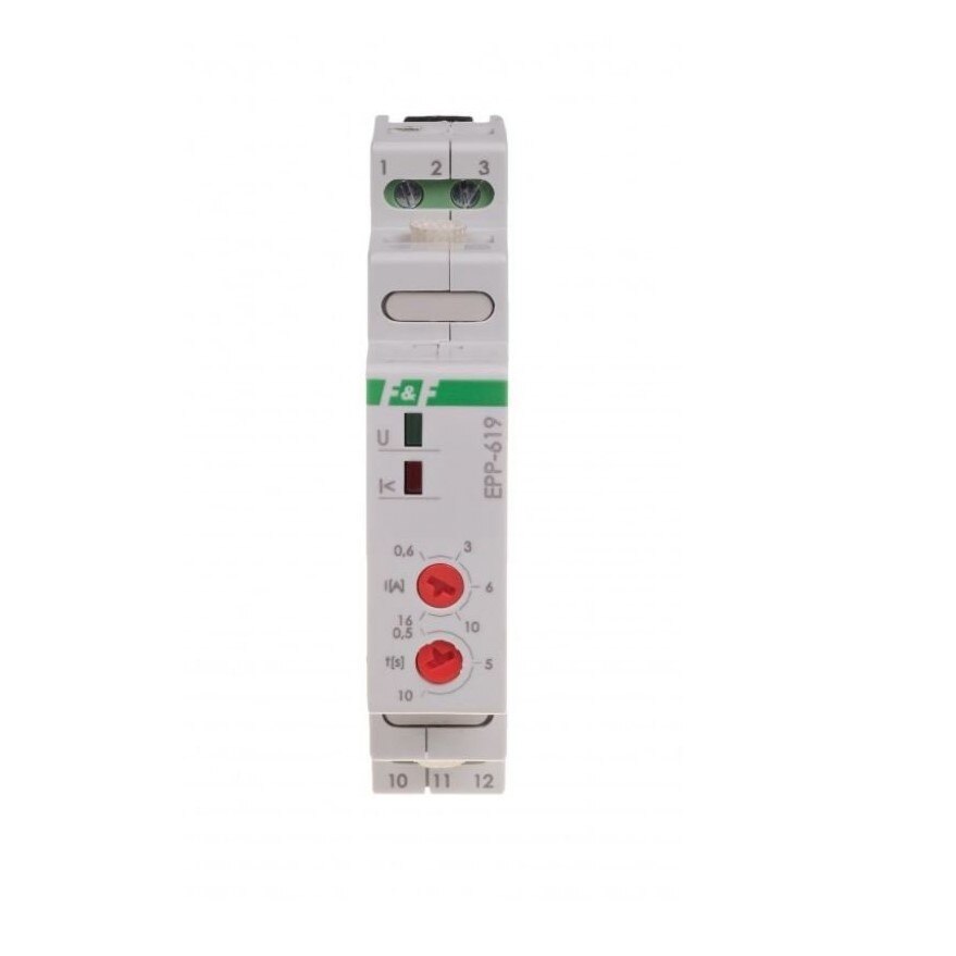 Modul releu de monitorizare a curentului curent AC DIN SPDT EPP-619 F&F ...