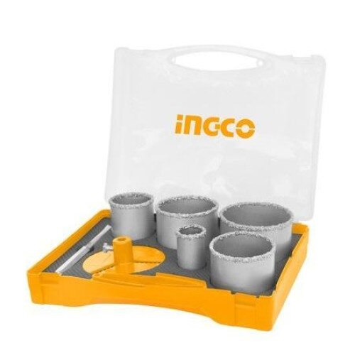 Set carote diamantate, INGCO, 5 piese 33-88mm - eMAG.ro