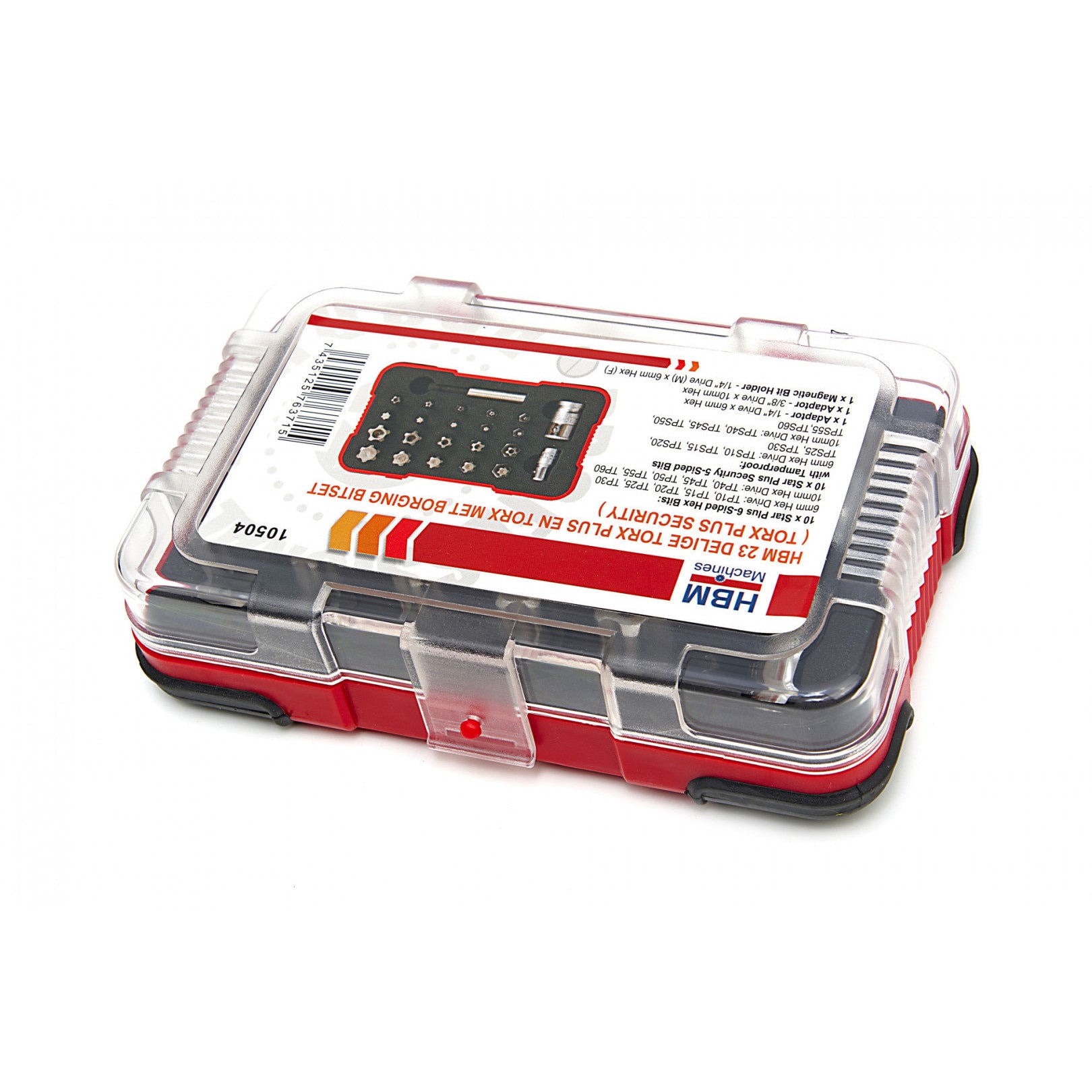 Set biti torx, HBM, torx plus, torx plus security, 23 piese - eMAG.ro