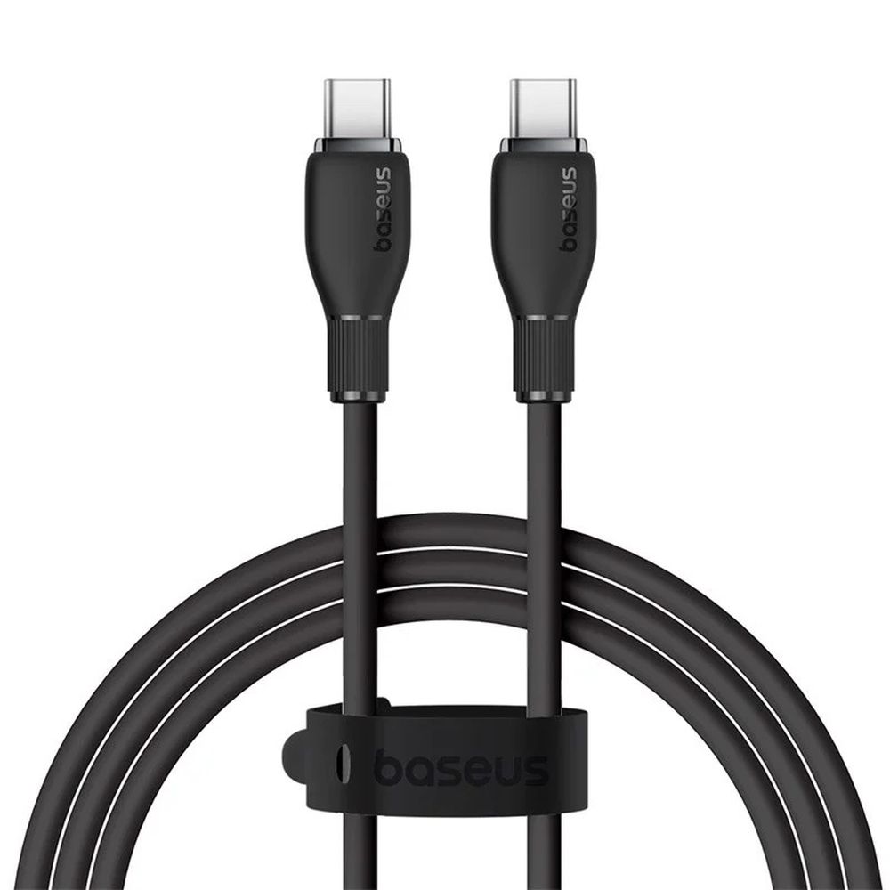Cablu Baseus Pudding Series, 100W, USB-C la USB-C, Fast Charging, 1.2 ...