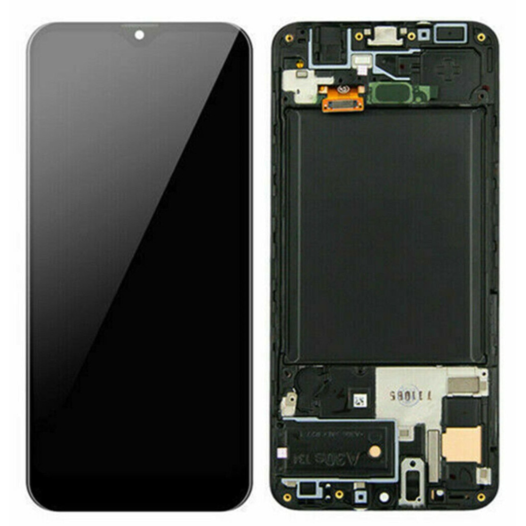 LCD дисплей за Samsung A30S (A307F), Оригинален, Без рамка, Черен - eMAG.bg
