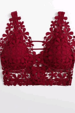 Bustiera din dantela tip bralette - eMAG.ro