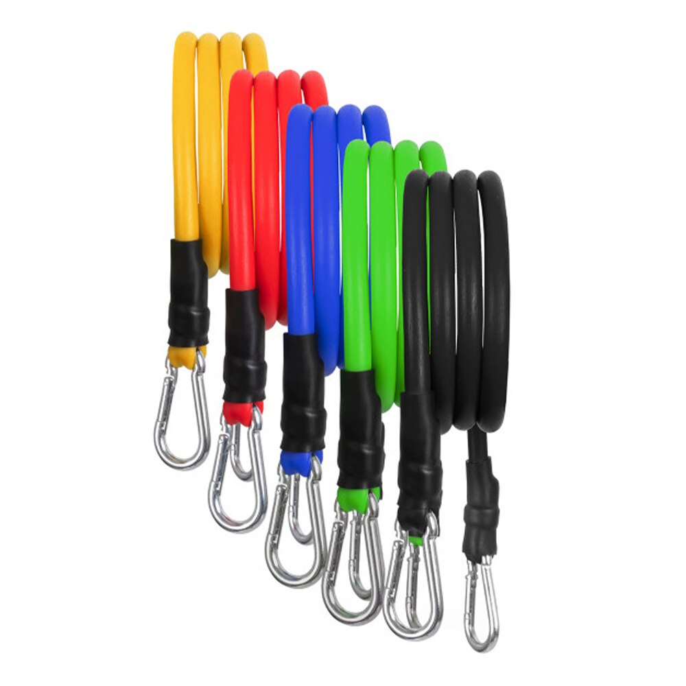 Set 5 corzi elastice, de rezistenta cu accesorii - eMAG.ro