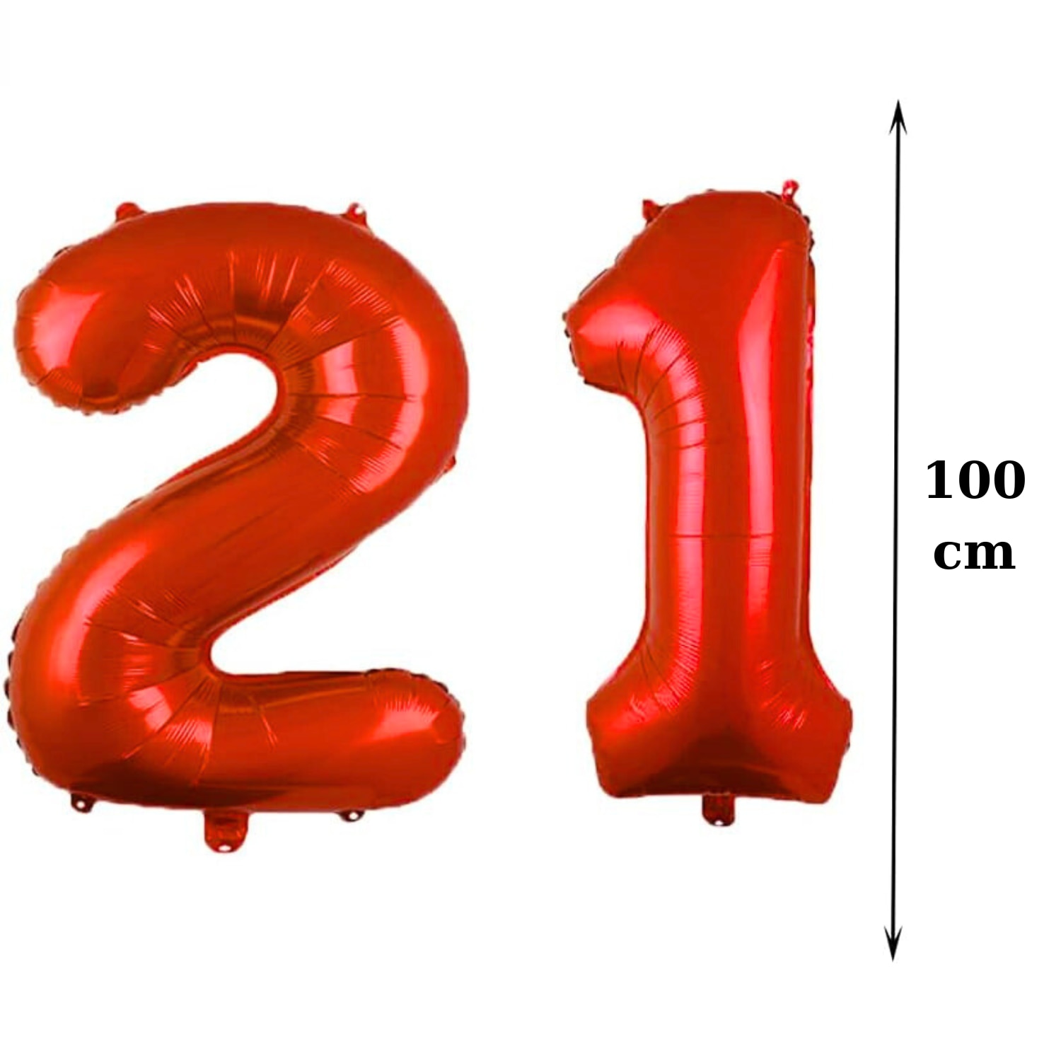 Set de 17 baloane pentru aniversarea de 21 de ani, cu 15 baloane din ...