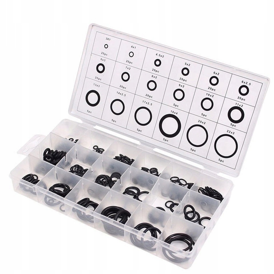 Set 225 Garnituri O Ring Me Premium Rezistent La Ozon Uleiuri 1 4