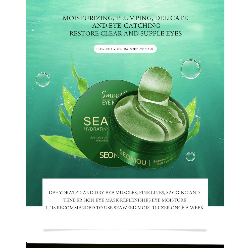 Set masti pentru ochi, Alge marine, 60 Bucati - eMAG.ro