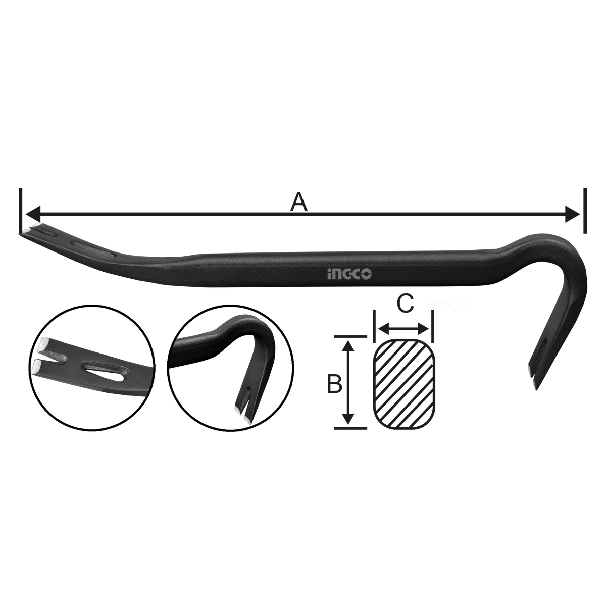 Levier ranga, INGCO, 90cm - eMAG.ro