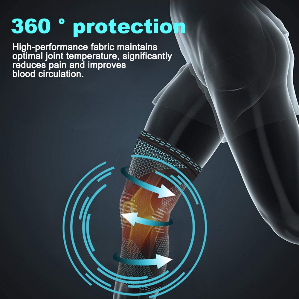 Set 2 genunchiere termice, Cozevdnt, Negru/Albastru - eMAG.ro