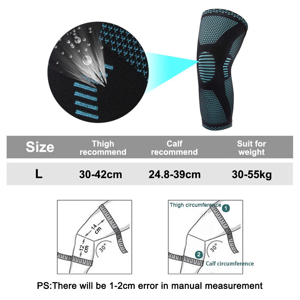 Set 2 genunchiere termice, Cozevdnt, Negru/Albastru - eMAG.ro