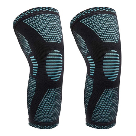 Set 2 genunchiere termice, Cozevdnt, Negru/Albastru - eMAG.ro
