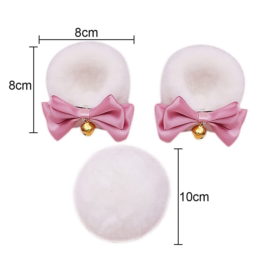 Costum petrecere, Cozevdnt, Model urechi/coada urs, Roz - eMAG.ro