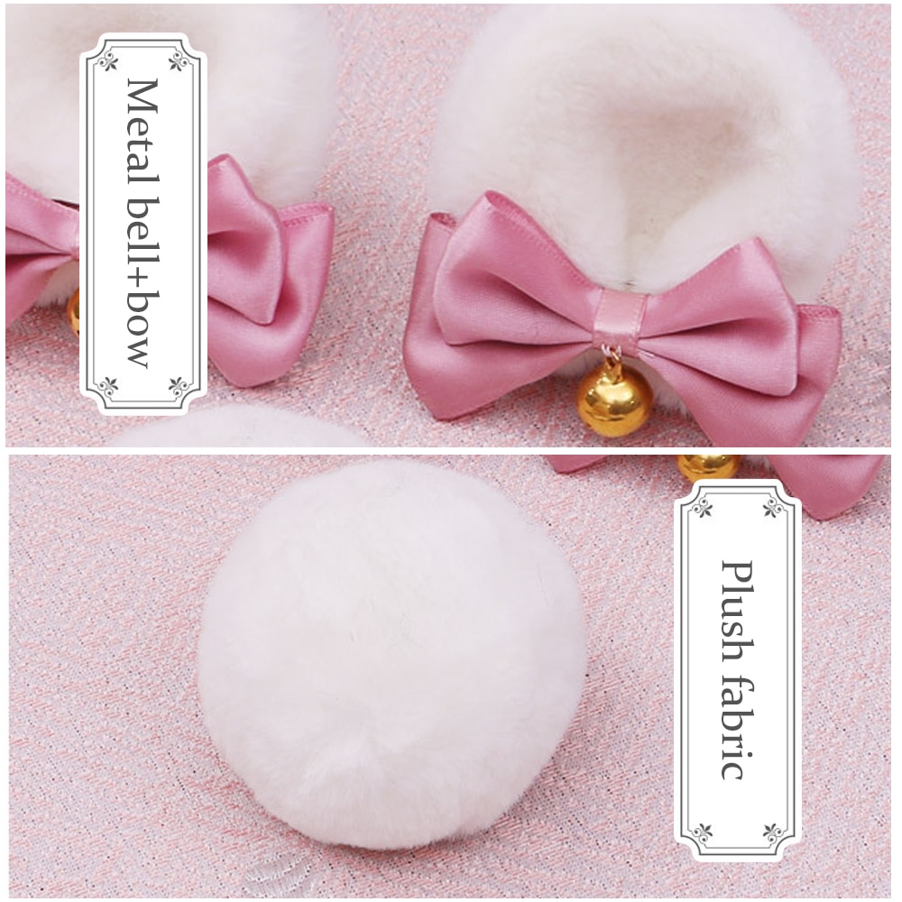 Costum petrecere, Cozevdnt, Model urechi/coada urs, Roz - eMAG.ro