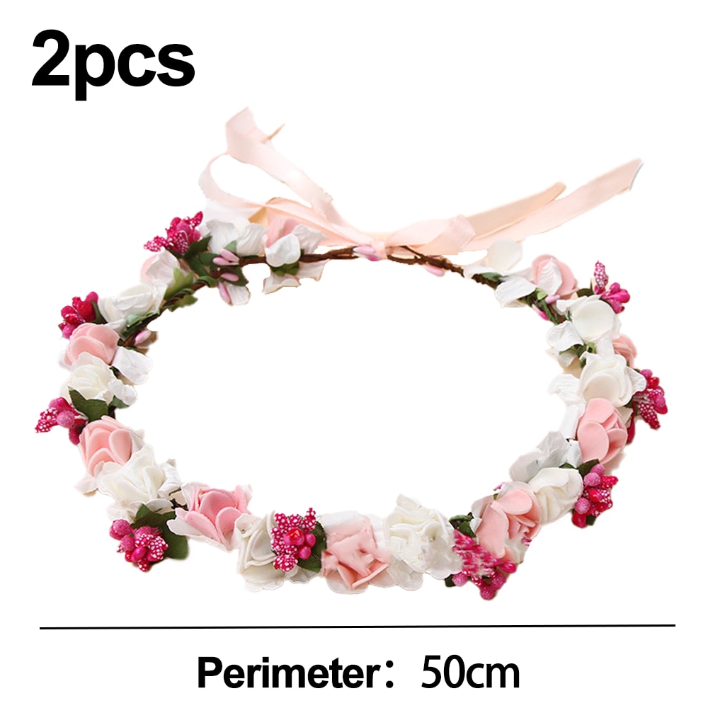 Set 2 bentite par, Cozevdnt, Textil, Cu flori, Roz/Alb - eMAG.ro