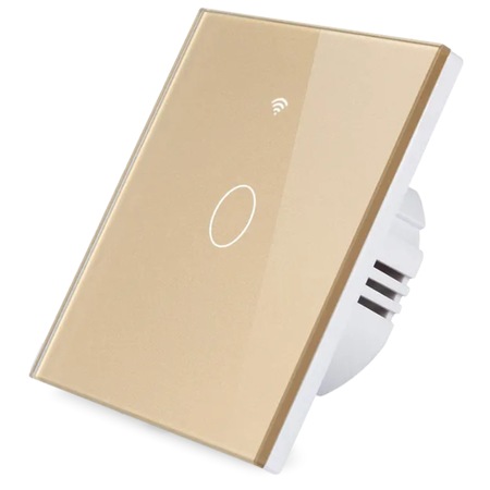 Okos kapcsoló érintéssel, Wi-Fi, hangvezérlés, Smart Life / Tuya APP, 1 ...