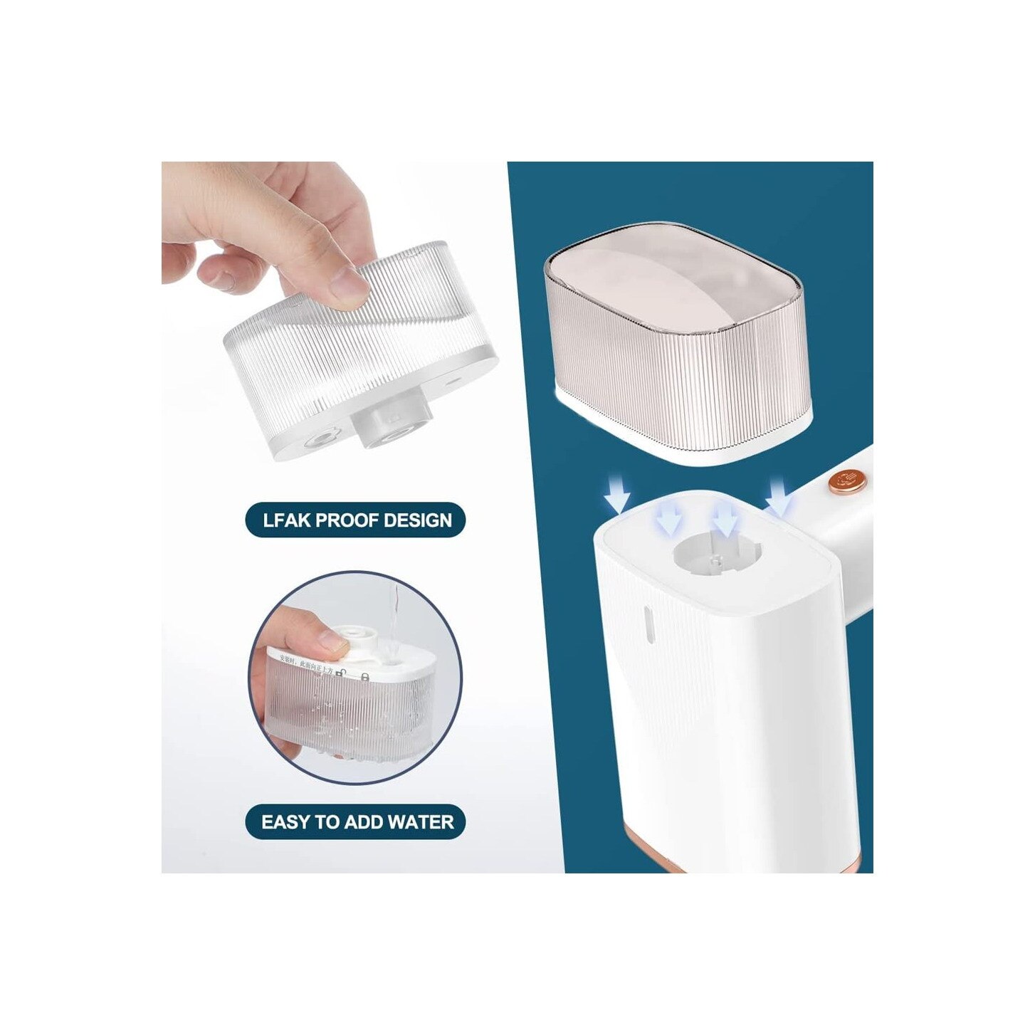 Уред за вертикално гладене WALALLA, 1200W, Бяла - eMAG.bg