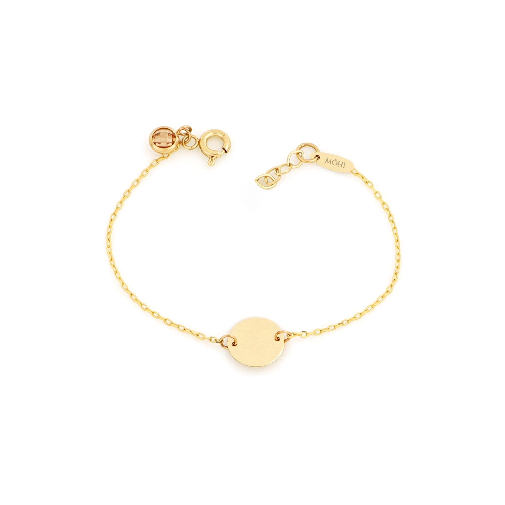 Bratara cu banut, aur 14k - eMAG.ro