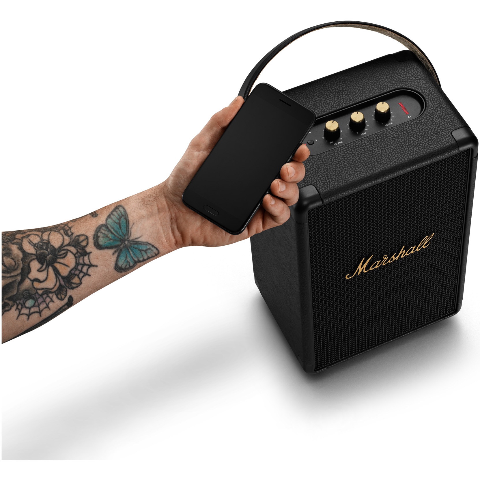 Boxa Marshall Bluetooth Tufton, negru - eMAG.ro