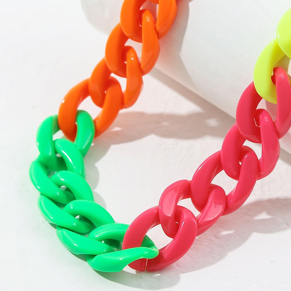 Set 2 coliere colorate, Cozevdnt, plastic, multicolor - eMAG.ro