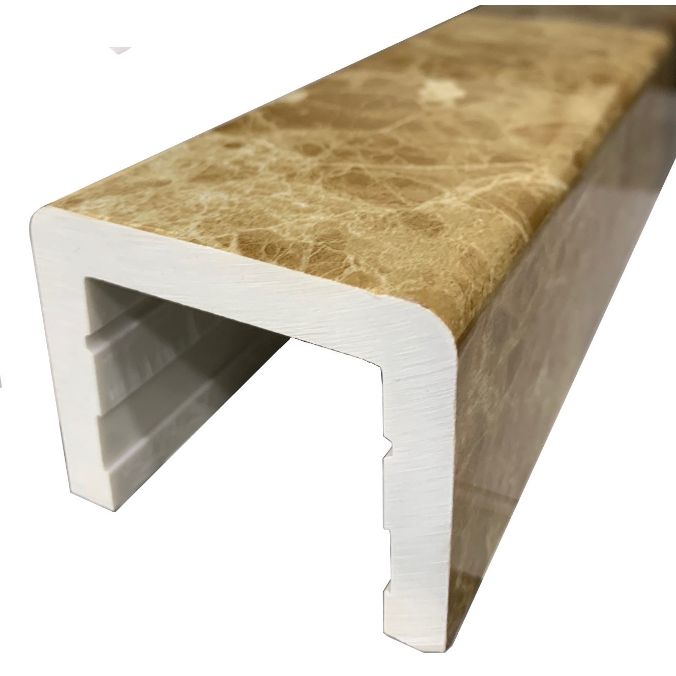 Prag compozit pentru cabina de dus, (1500x60x50mm), maro deschis - eMAG.ro