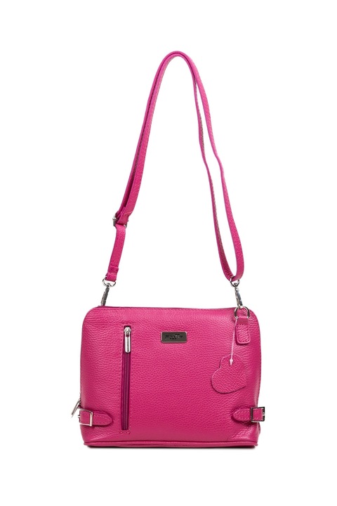 Geanta dama, Pretta, Piele naturala, Tip Postas 4098 Magenta, 23.5 x 9 ...