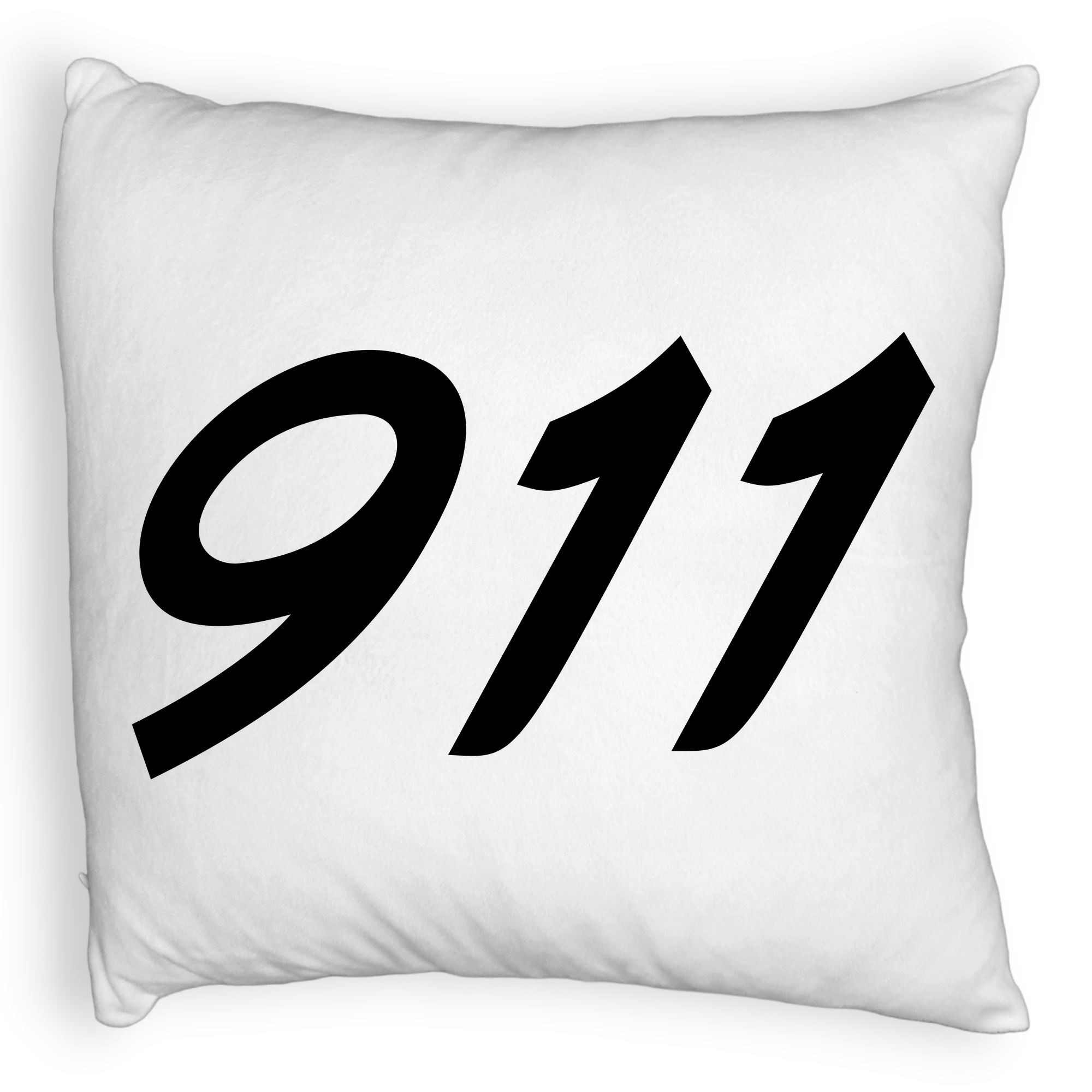 Персонализирана възглавница Fluffy, модел 911, 40x40 см, бяла, подвижна ...